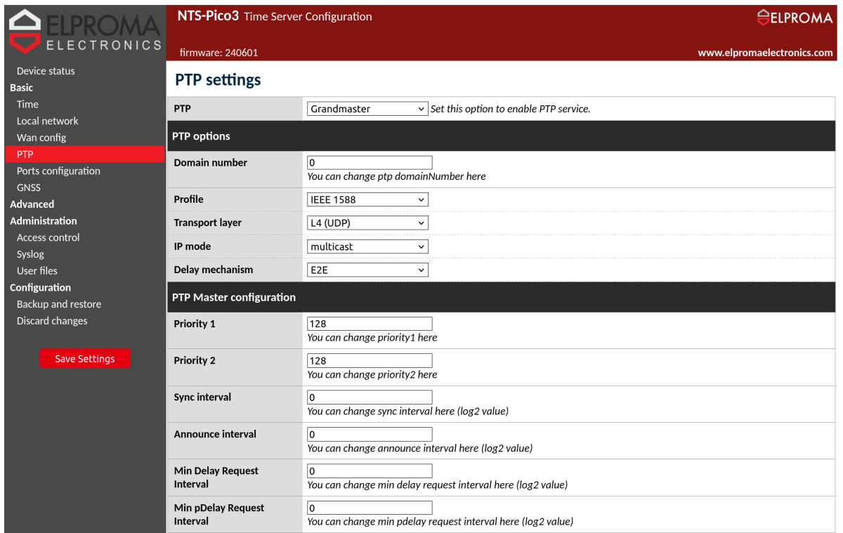 NTS-pico3 PTP – Elproma Wiki Knowledge Base